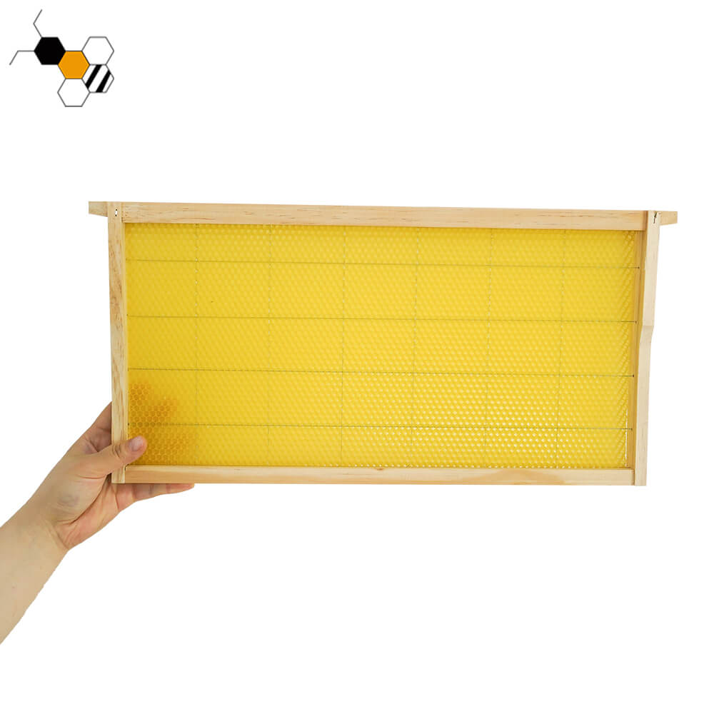 Wood Beehive Frame With Bee Foundation | MULTI-SWEET GROUP