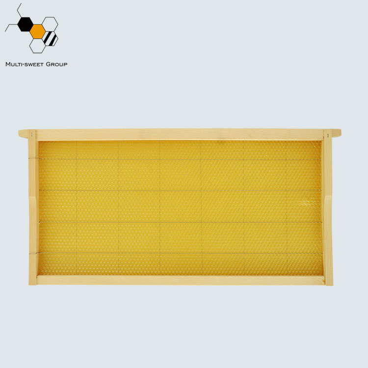 Wood beehive frame with bee foundation – MULTI-SWEET GROUP